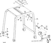 China AT43155 Isolator Deere parts 450, 555A, 550A, 550, 450B, 555B, 550B, 350C, 450C, 350B, 455D, 450D, 350D, 455E, 450E, 400G, 555, 350 for sale