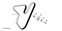China R500173 V-Belt Deere parts 850, 710J, 909J, 903JH, 550J, 853J, 450J, 6.8, 853JH, 953J, 903J, 909JH for sale