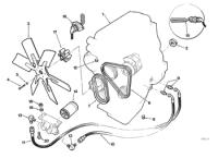 China 811024200 V BELT - ALTERNATOR (S/N 845616 AND UP) Deere parts 240, 225, 380, 230 for sale