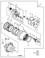 China 0658315 Thrust Washer Deere parts 50C, 50ZTS for sale