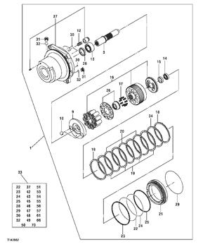 China 0820102 Thrust Washer Deere parts 370C, 3554, 450CLC for sale