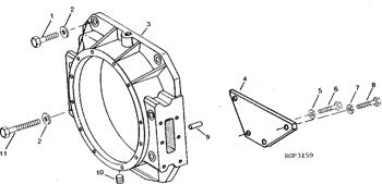 China R121694 Housing Deere parts 646C, 690B, 770C, 660D, 644C, 750C, 870D, 644D, 770D, 690C, 762B, 530B, 762A, 535, 743A, 693C for sale