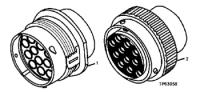 China 57M8110 Electrical Connector Assy Deere parts 843K, 435C, 764, 643K, 335C, RE151971, 1400, 850JR, 608L for sale