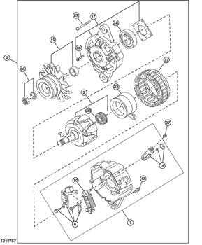 China 1812120160 Electrical Coil Deere parts 180, 210, 600C, 800C, 650DLC for sale