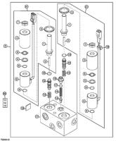 China 0947701 Solenoid Hydraulic Valve Deere parts 35D, 35G, 50D, 27D, 50G, 17D for sale