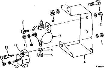China AM53945 Solenoid Deere parts 500B, 646, 740, 743, 760A, 700A, 743A, 644A, 600 for sale