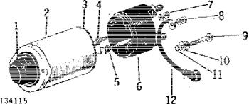 China AR54991 Solenoid Deere parts 570, 690B, 550, 646, 540B, 644C, 544, 500C, 444, 740A, 510, 740, 743, 544B, 690, 640, 693B, 440C, 555, 644A for sale