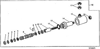 China AR81175 Solenoid Valve Deere parts 410C, 610B, 644C, 710B, 646C, 510B, 544C, 444C, 410B for sale