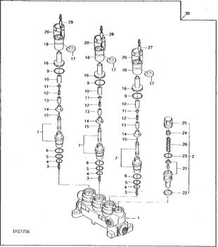 China 4207082 Solenoid Valve Deere parts 992D for sale