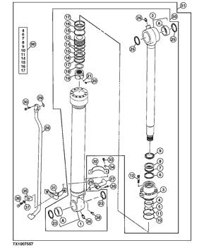 China AT264375 Back-Up Ring Deere parts 290D, 290GLC, 690D, 190, 350DLC, 350GLC, 690ELC, 80, 70, 70D, 200DLC, 444E, 200LC, 110, 790D, 790ELC, 210G, 490, 490E, 495D, 120, 240DLC, 892, 250GLC, 892DLC, 270DLC for sale