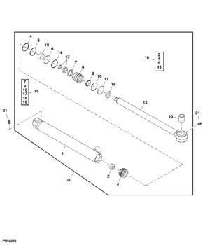 China R91728 Back-Up Ring Deere parts 110, 310E, 300D, 410G, 624H, 315C, 410E, 544E, 710B, 315CH, 415B, 563, 544G, 710D, 210C, 450G, 400G, 310G for sale