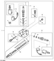China T106208 Back-Up Ring Deere parts 1600, 744H, 644H, 410D, 624H, 315C, 544H, 300D, 310C, 444H, 710D, 210C, RE160302 for sale