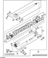 China 0403007 Back-Up Ring Deere parts 17D for sale