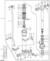China 0409906 Back-Up Ring Deere parts 200CLC, 240DLC, 2454D, 2554, 200LC, 250GLC, 450CLC, 230CLC, 992ELC, 450LC, 650DLC for sale