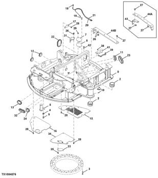 China FYD00000244 Tube Deere parts 35D for sale