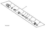 China R68035 Tube Nut Deere parts 644G, 792DLC, 890A, 750C, 892, RE151971, 540E, 644E, 530B, 540G, 770B, 1400 for sale
