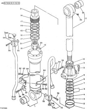 China 0310518 Tube Deere parts 495D for sale