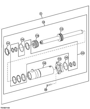 China 0501321268 Tube Deere parts 190DW for sale