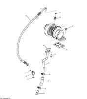 China RE528771 TURBOCHARGER Deere parts 160DLC, 310J, 4.5, 310SJ, 315SJ for sale