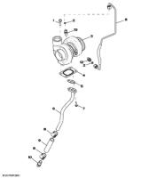 China RE532722 Turbocharger Deere parts 333D, 329D, 332D, 328D for sale