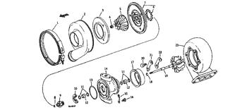 China AR43624 Turbocharger Deere parts 690, 644A for sale