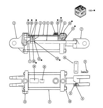 China 80115C2 SEAL KIT Case parts 4300, 4450, 696, 5500, 365, 5600, NFX, ATX, 5700, 5800, 4900, 4200, 4400, 5850, 4700 for sale