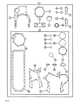 China 677082C3 GASKET Case parts DTI-466, DTI-466B, DT-414, 1680, D-414, D-312, 1660, DTI-466C, D-466, DT-466, D-360, DT-466B for sale