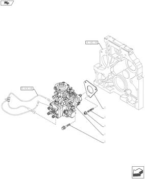 China 2856623R REMAN-INJECTION PUMP Case parts FARMALL 95, FARMALL 90, F4CE9487N J603 for sale