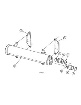 China 735260C92 REMAN-OIL COOLER Case parts 1844, DTI-466, DT-436, 1670, DTI-466B, DT-414, 1680, D-414, D-436, DTI-466C, 1822, D-466, 1640, DT-466B, DT-466, 1660 for sale