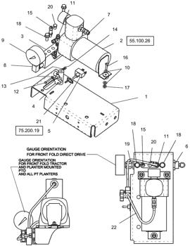 China 84282522R REMAN-HYD PUMP,12V Case parts 1245, 1230, 1255, 1235, 1220, 1250, 1240, 1210 for sale