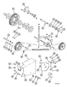 China 1321440C2 SHAFT Case parts 1688, 1680, 1682 for sale