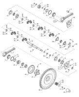China 1970192C2 SHAFT Case parts AF4088, 2344, 1660, 2366, AF4077 for sale
