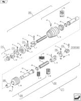 China 47436401 SHAFT Case parts LB324S, LB434R, LB424R, LB333P, LB333R, LB434S, LB424S, LB333S, LB334P, LB324P, LB433R, LB334R, LB324R, LB433S, LB334S for sale