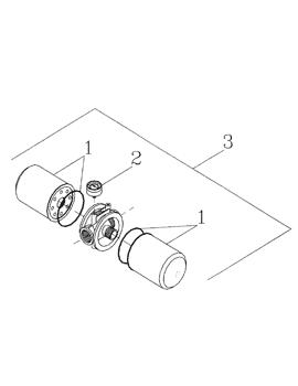 China 00402121 HYDRAULIC OIL FILTER Case parts 7000, 7700, A4000, A7000, A7700 for sale