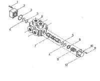 China 00406165 VALVE Case parts 7000, 7700 for sale
