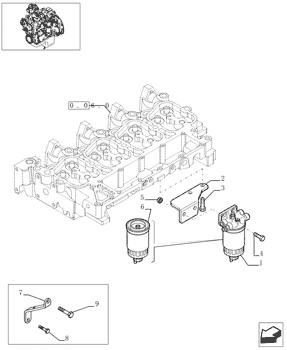 China 2852547 FILTER ASSY Case parts 445, 450, 440CT, PX70, 465, PX85, 445CT, 450CT, 750K, 430, 521D, 440, 650K, PX110 for sale