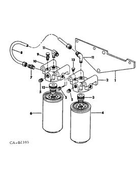 China 625627C1 FILTER Case parts 4568, DV-550, 4786, 4586 for sale