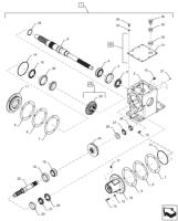 China 243335A1 GEAR-SET Case parts AF4088, AF4077 for sale