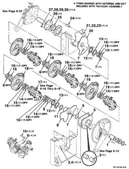 China 700138856 GEAR Case parts 8575, 8576 for sale