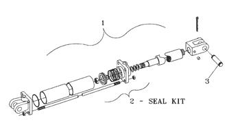 China 25834023 SEAL KIT Case parts NPX5300, 5300, 5310, 3300, NTX5310, NPX2800, 4300, TIGER-MATE for sale