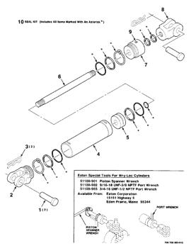 China 700704850 SEAL KIT Case parts 8520, 8530, 8545, 8550, 8555, 8610 for sale