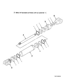 China 700710260 SEAL KIT Case parts 1838, 760, 8315, 8360, 8370, 8380, 8610, DC515, SC412, SC414, SC416 for sale