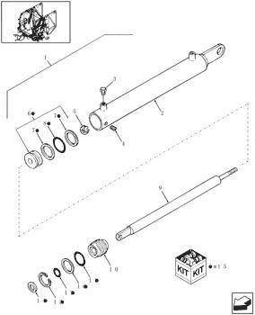 China 785812 SEAL KIT Case parts RBX451, RBX441, RBX442, SC101 for sale