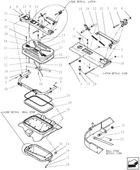 China 84593992 SEAL Case parts ADX3380, 3580, 2330, ADX3430, 3380, 3430, ADX3360, 2280 for sale