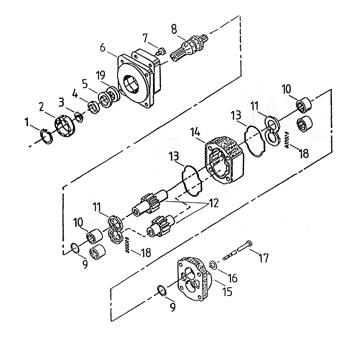 China 00404123 SEAL KIT Case parts 7000, 7700 for sale