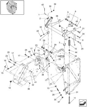 China 854482 SPRING NUT Case parts RB454, RB464, RB554, RB564, RBX451, RBX452, RBX453, RBX461, RBX462, RBX463, RBX552, RBX553, RBX561, RBX562, RBX563 for sale
