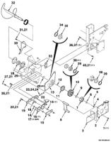China 241018 BOLT Case parts 8725, 8720, 8710, RS561, RS561A, 8730 for sale