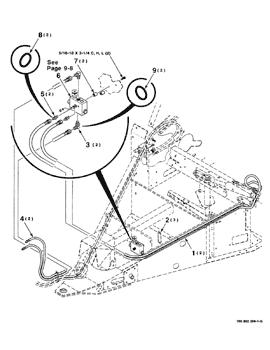 China 279706 O-RING Case parts 8430, 8450, 8460, 8520, 8530, 8820, 8830 for sale