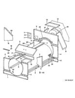 China 191271C5 SUPPORT Case parts 1460, 1440, 1470 for sale