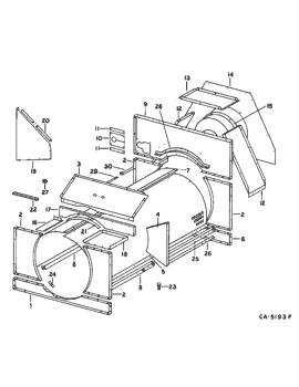 China 191271C5 SUPPORT Case parts 1460, 1440, 1470 for sale